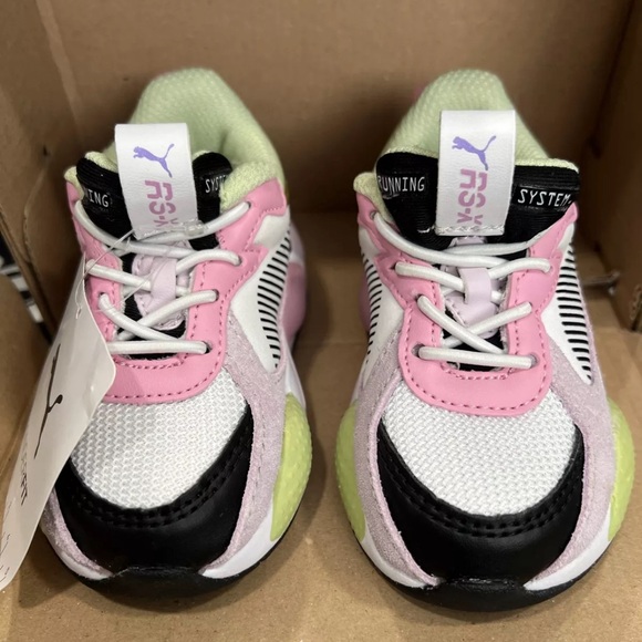 Puma | Shoes | New Puma Rsx Toddler Size 5c Pink Black And White | Poshmark